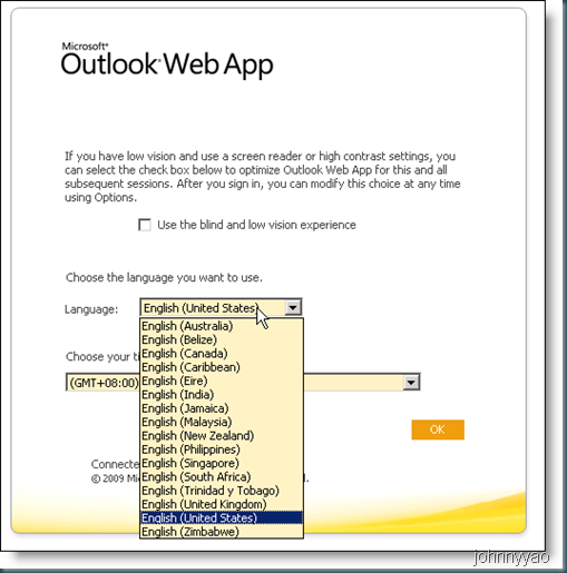 Johnny Yao WorkSpace: 11/8/09 - 11/15/09